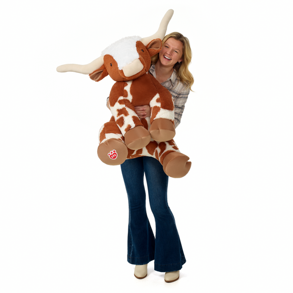 Giant Longhorn Cow Stuffed Animal – Build-A-Bear Workshop Australia
